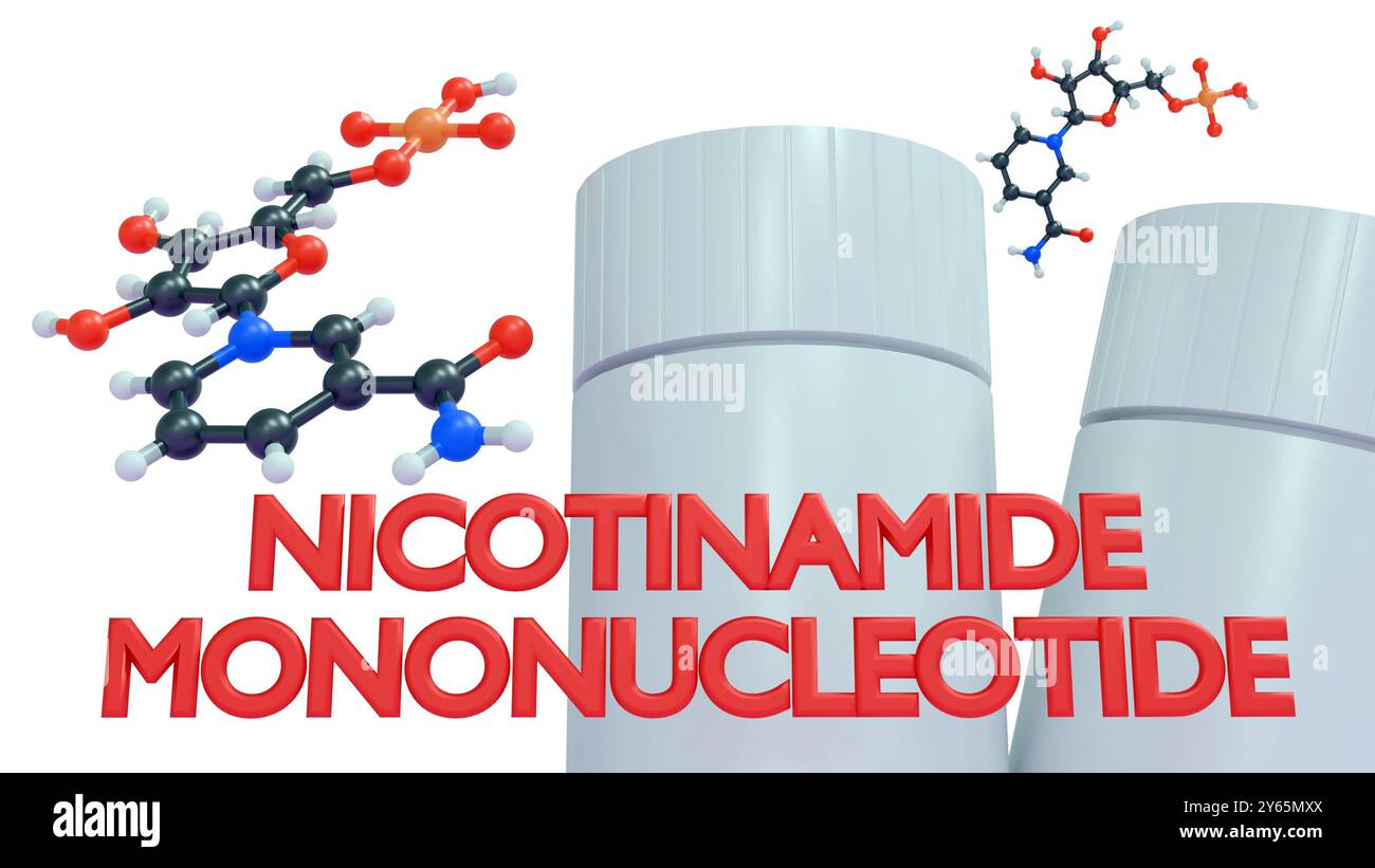 3d rendering of two white cylindrical containers. Next to them is a 3D ...