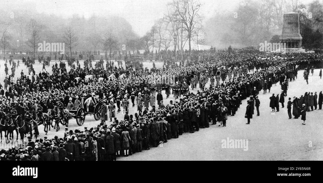 London's farewell to Lord Haig : an impressive funeral pageant . The ...