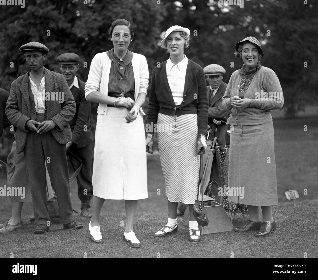 At the charity golf at Moor Park Golf Club , Mrs Wenham , Miss T Wells ...