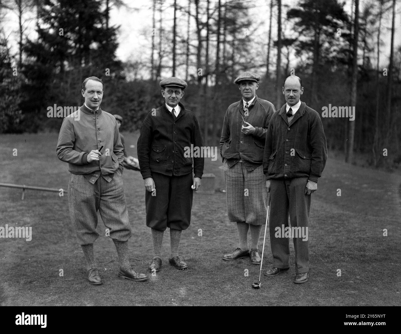 The golf match between the Household Brigade and the Royal Wimbledon at ...