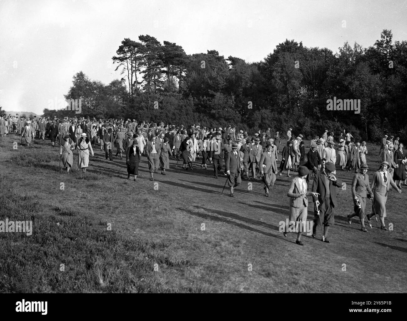 The Open Mixed Foursome Tournament at Worplesdon Golf Club . The large ...