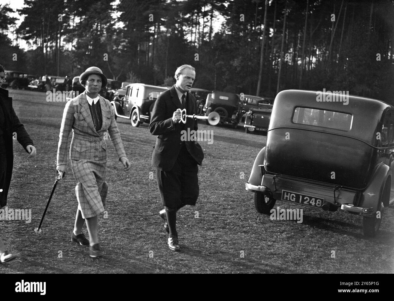 The Open Mixed Foursome Tournament at Worplesdon Golf Club . Miss ...