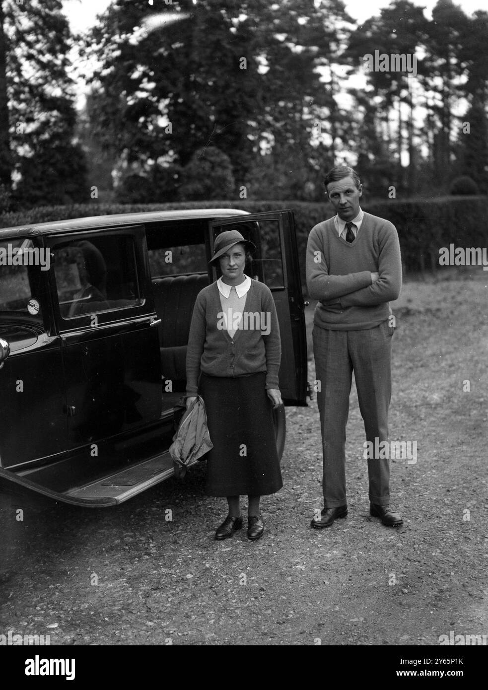 The Open Mixed Foursome Tournament at Worplesdon Golf Club . Madame R ...