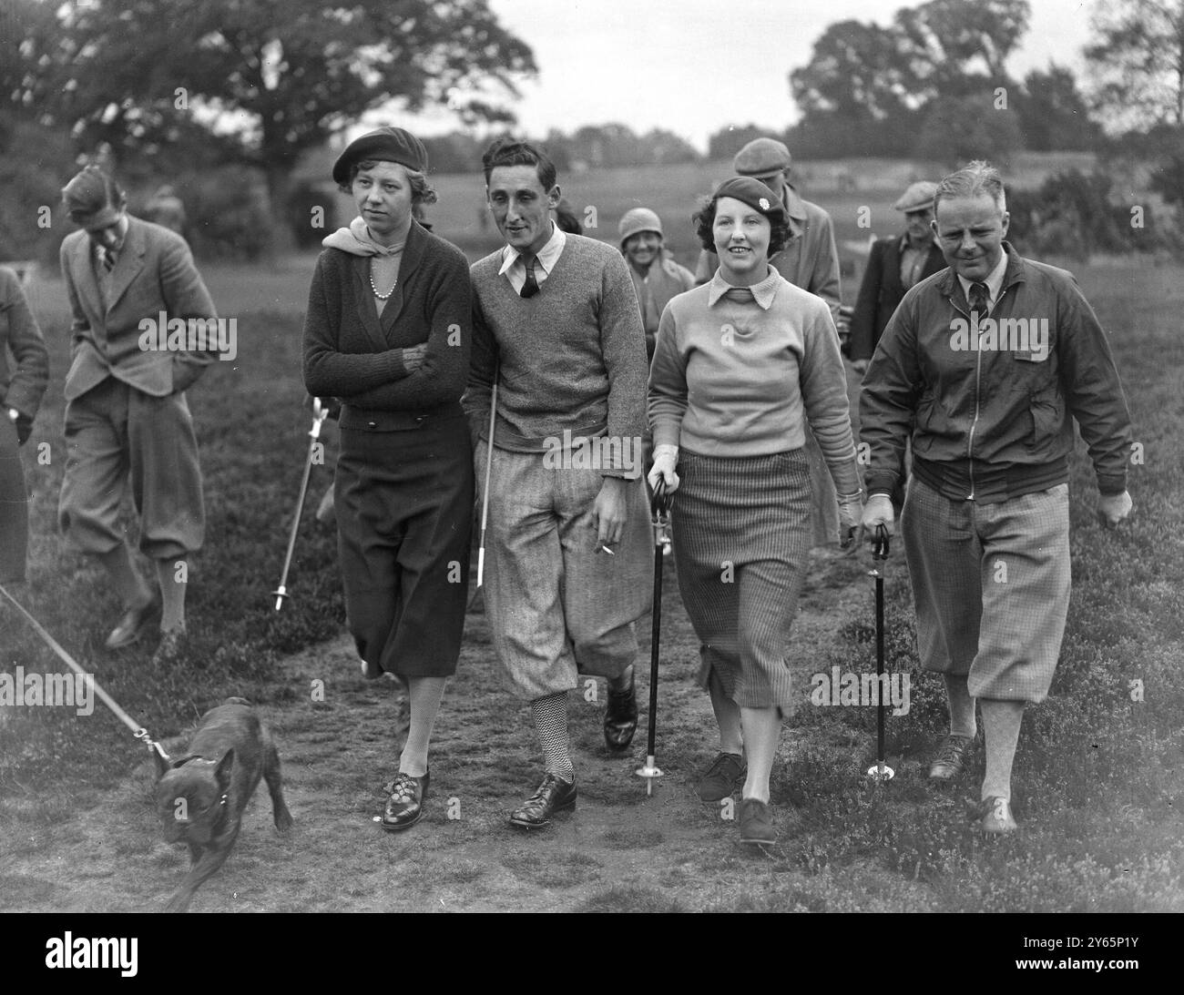 The Open Mixed Foursome Tournament at Worplesdon Golf Club . Pictured ...