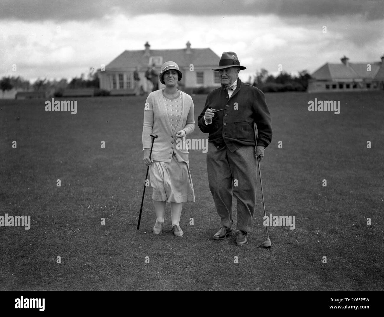 At Gleneagles Golf Club , Miss Gibbin and Lord Chief Justice ...