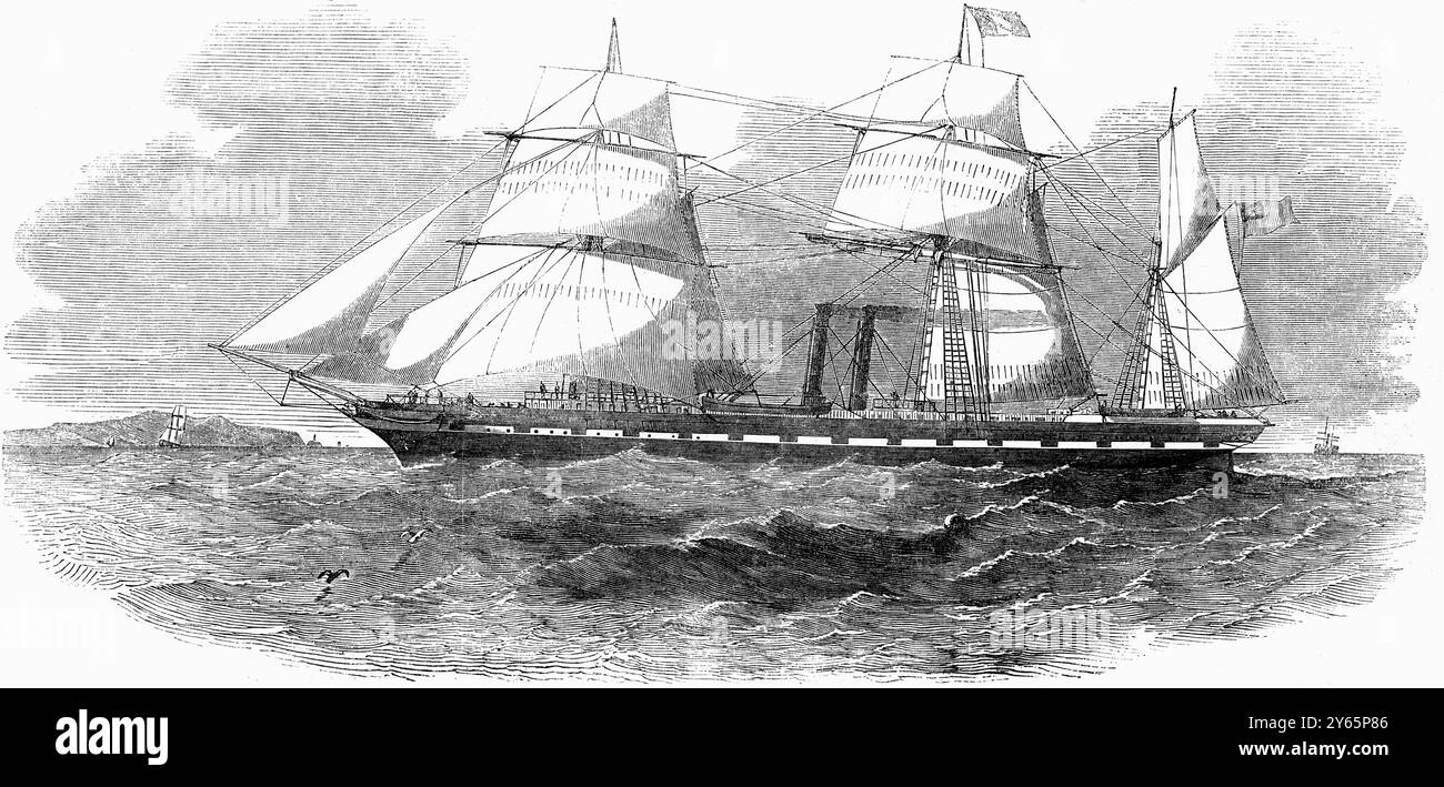 "The Antelope" Australian screw steam-ship Stock Photo - Alamy