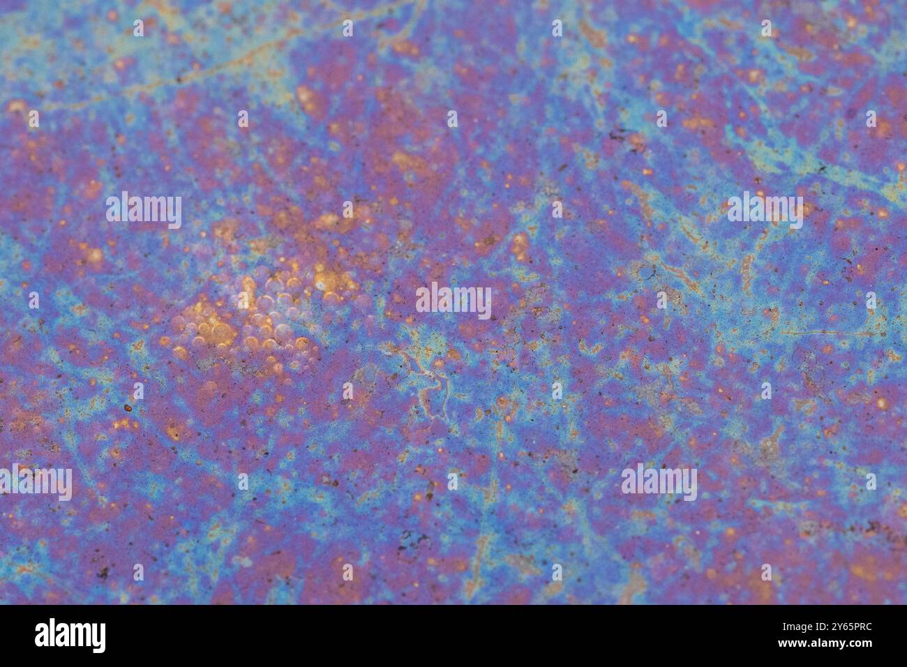 An up-close view reveals the stunning interplay of colors and textures ...