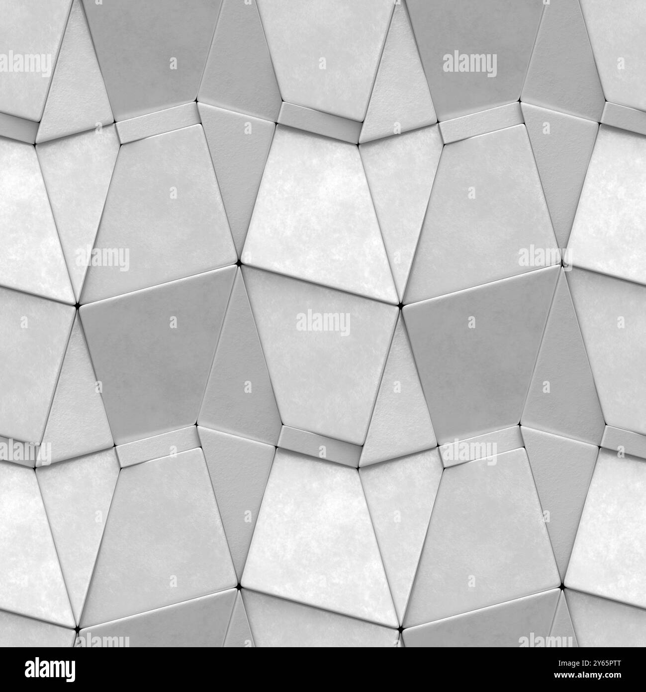 This illustration features a seamless 3D geometric pattern composed of ...