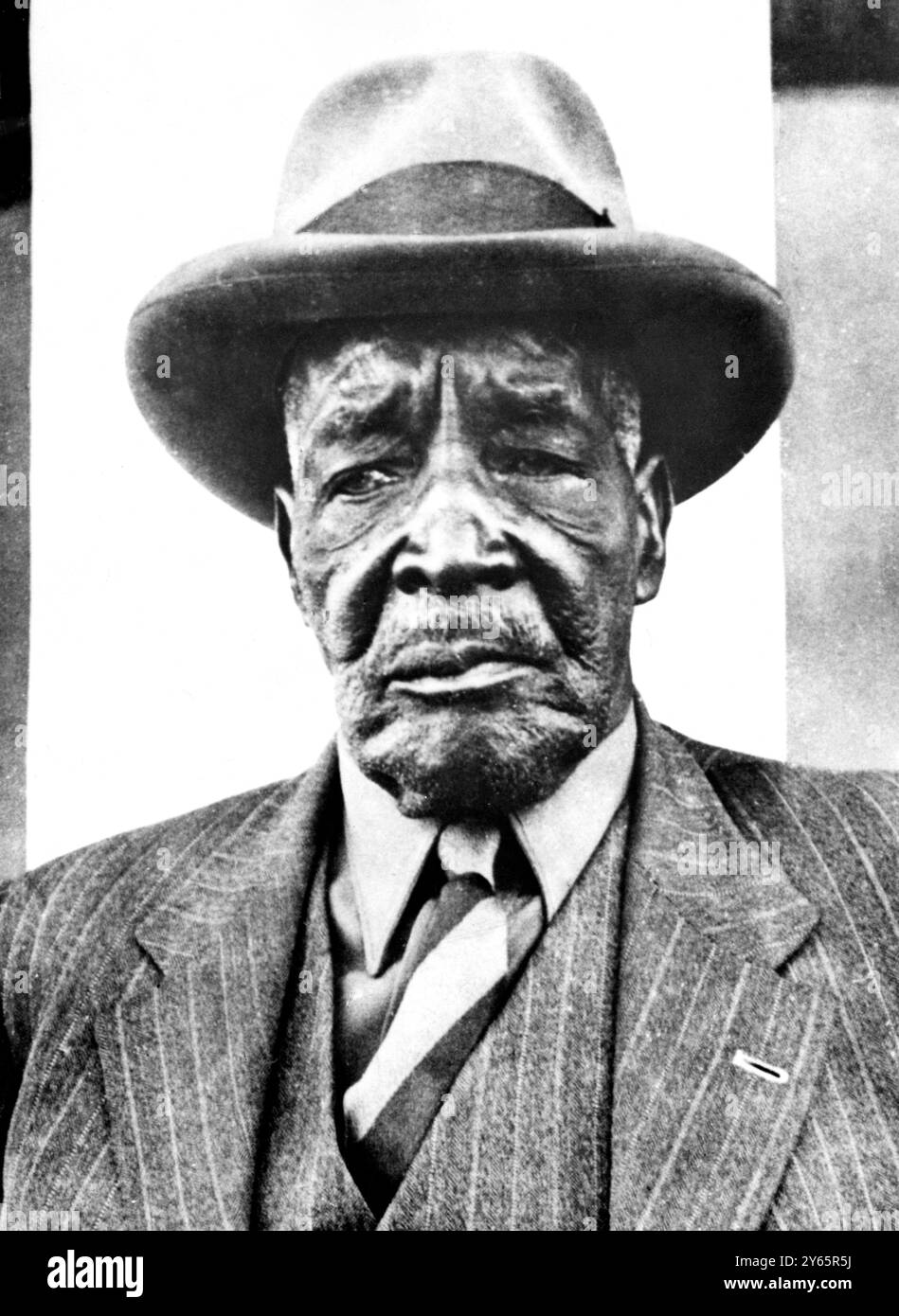 Hosea Kutako Head of the Herero tribe of south-west Africa 12th ...