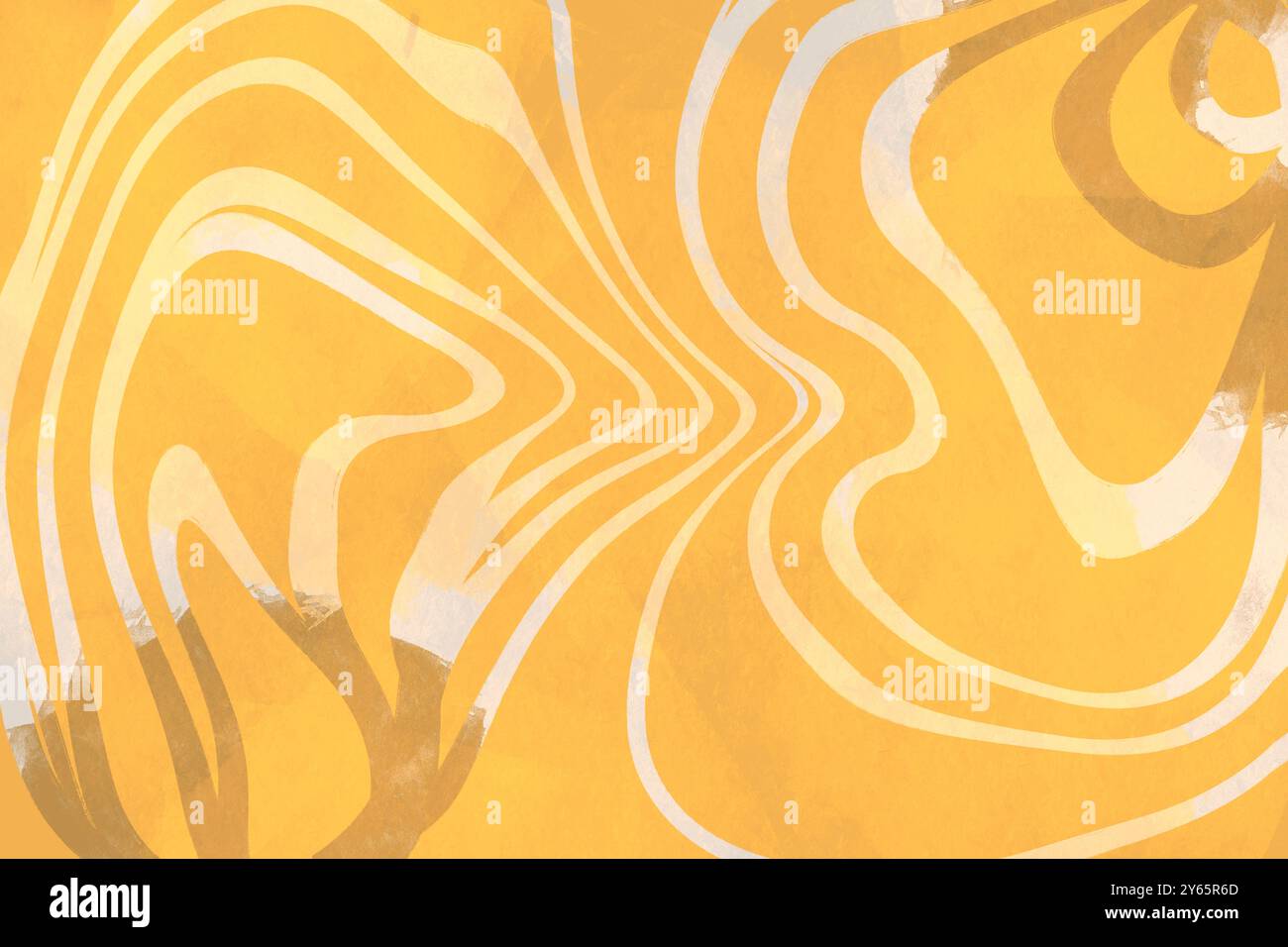 A minimalist digital art piece featuring abstract undulating contour ...