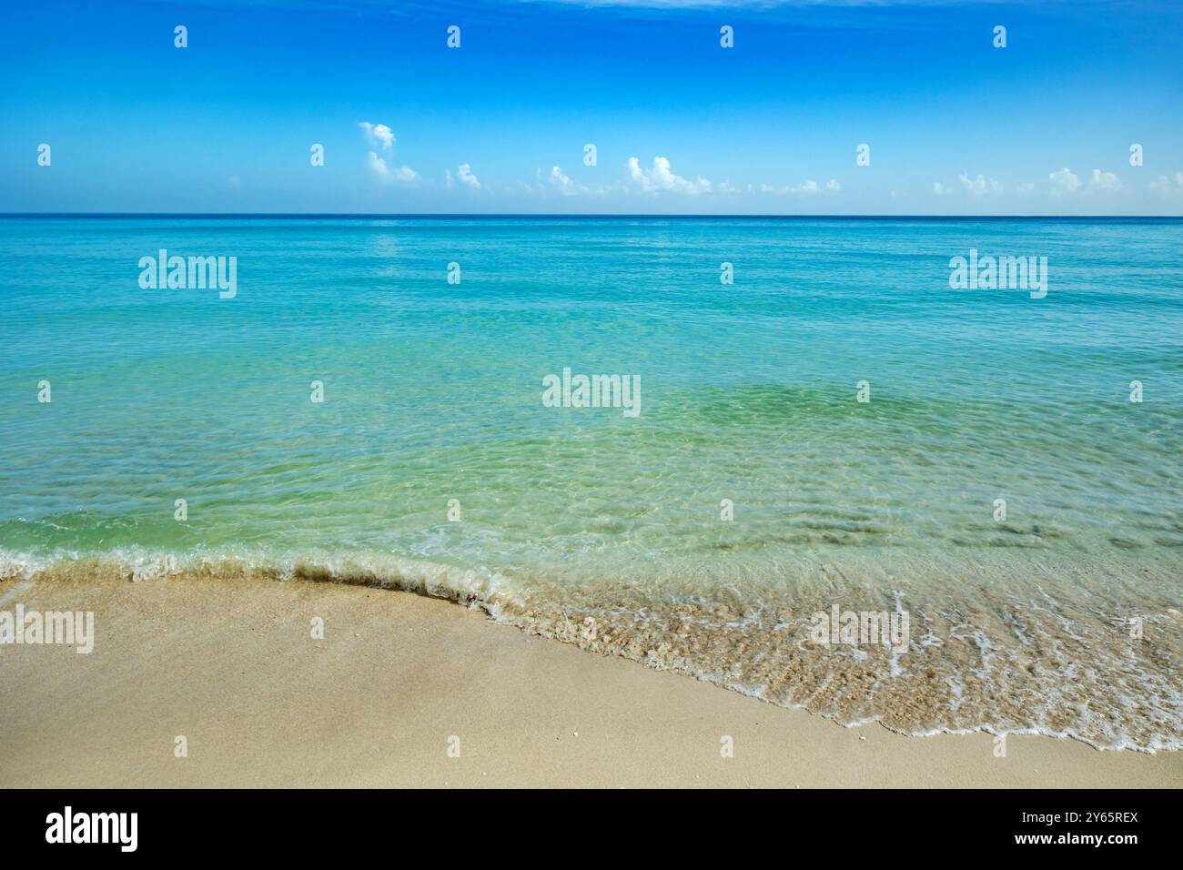 An inviting view of Varadero Beach in Cuba featuring clear azure waters ...