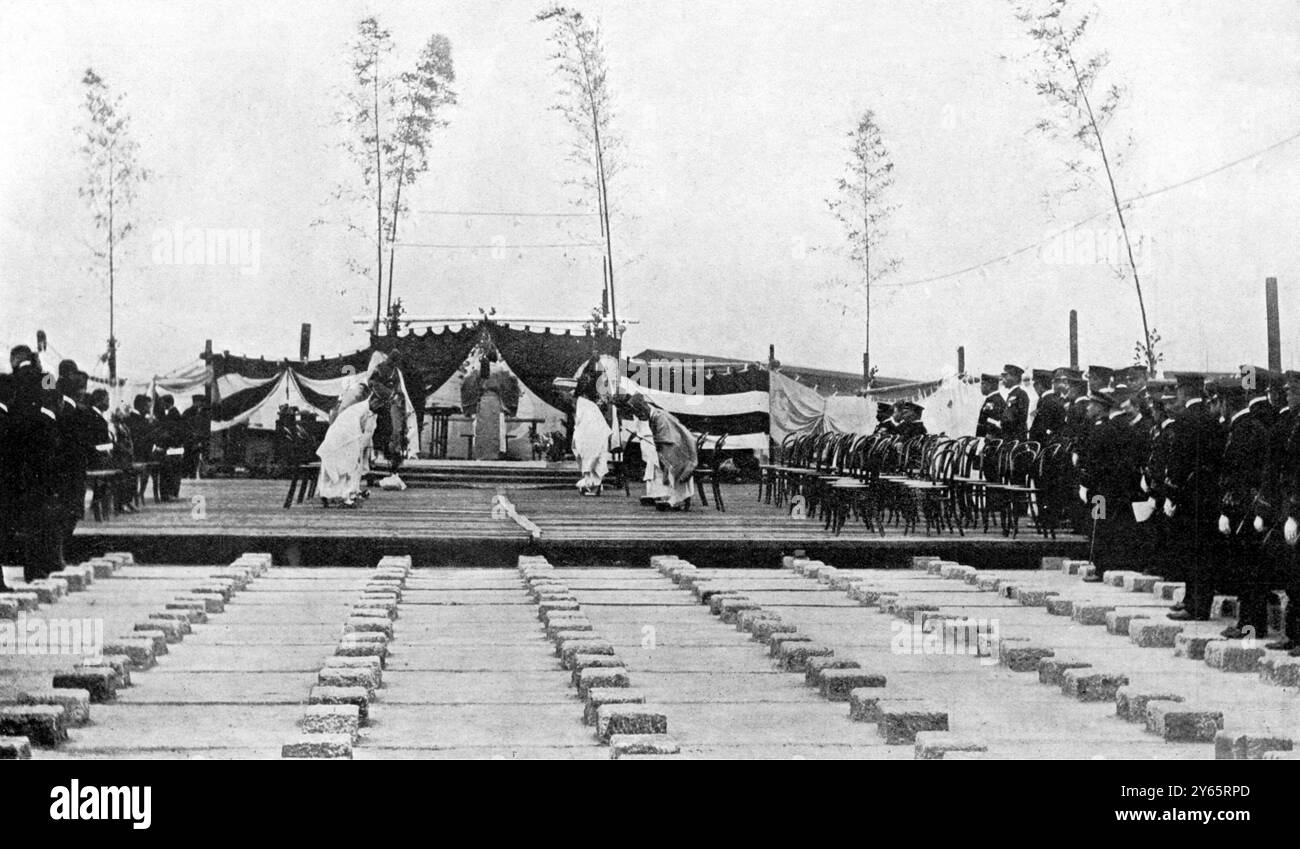 With bamboo trees planted round to bring luck : laying the keel of ...