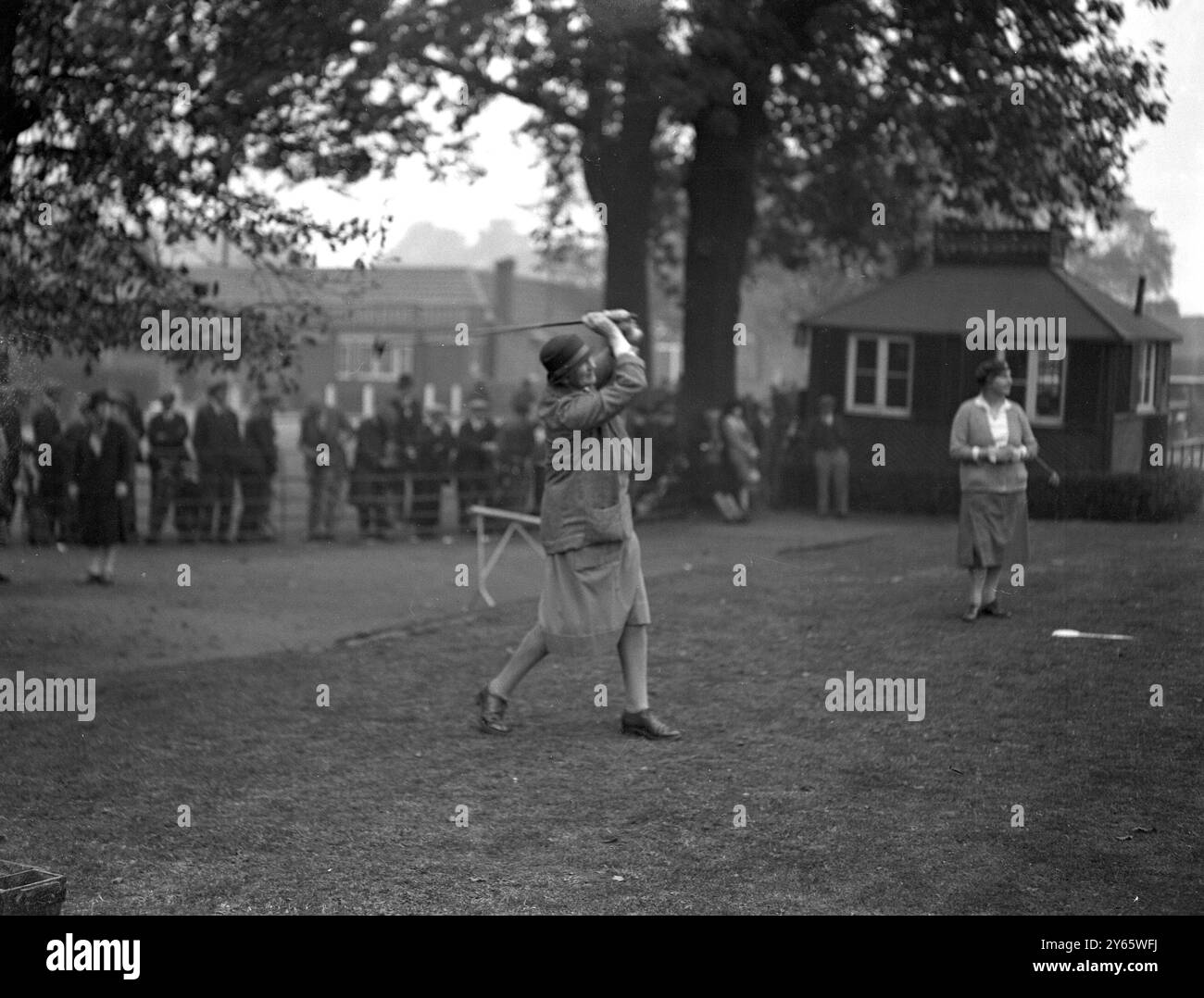 The Ladies Autumn Golf Foursomes at Ranelagh . Pictured is Miss Doris ...