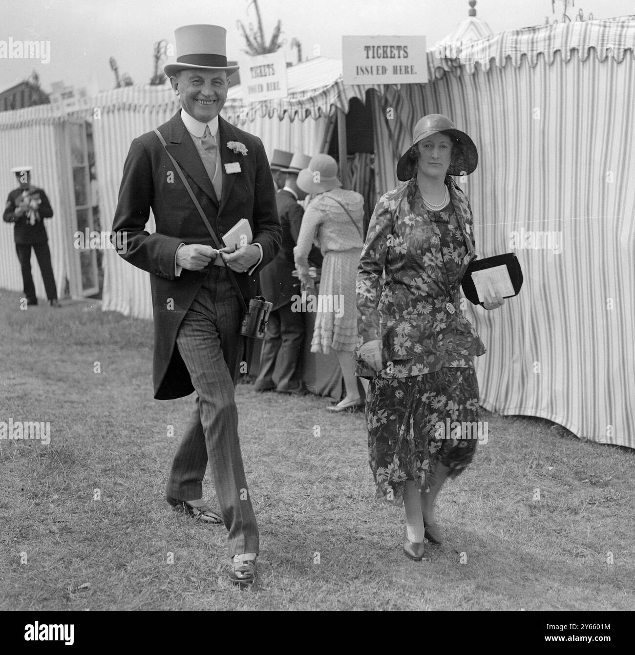 Ascot . Major Stepleton - Bretherton . 1930 Stock Photo - Alamy