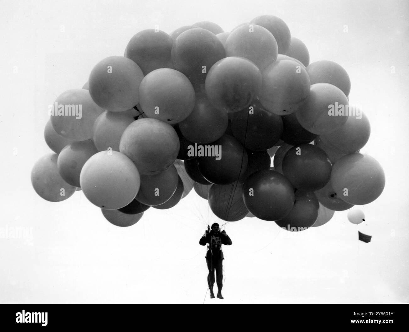 Eighty hydrogen balloons make this aerial umbrella beneath which ...