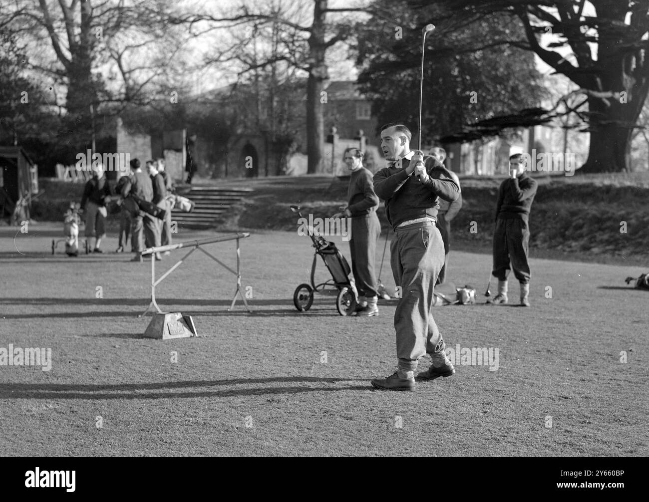 Playing football on a golf course hi-res stock photography and images ...