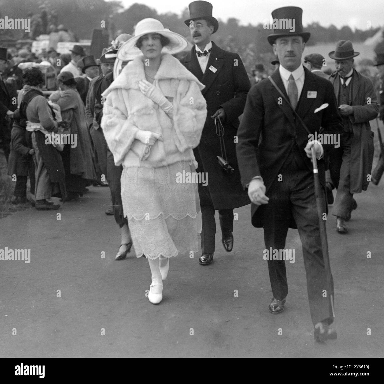 At the Royal Ascot race meeting - the Earl of Galloway and Miss Cynthia ...