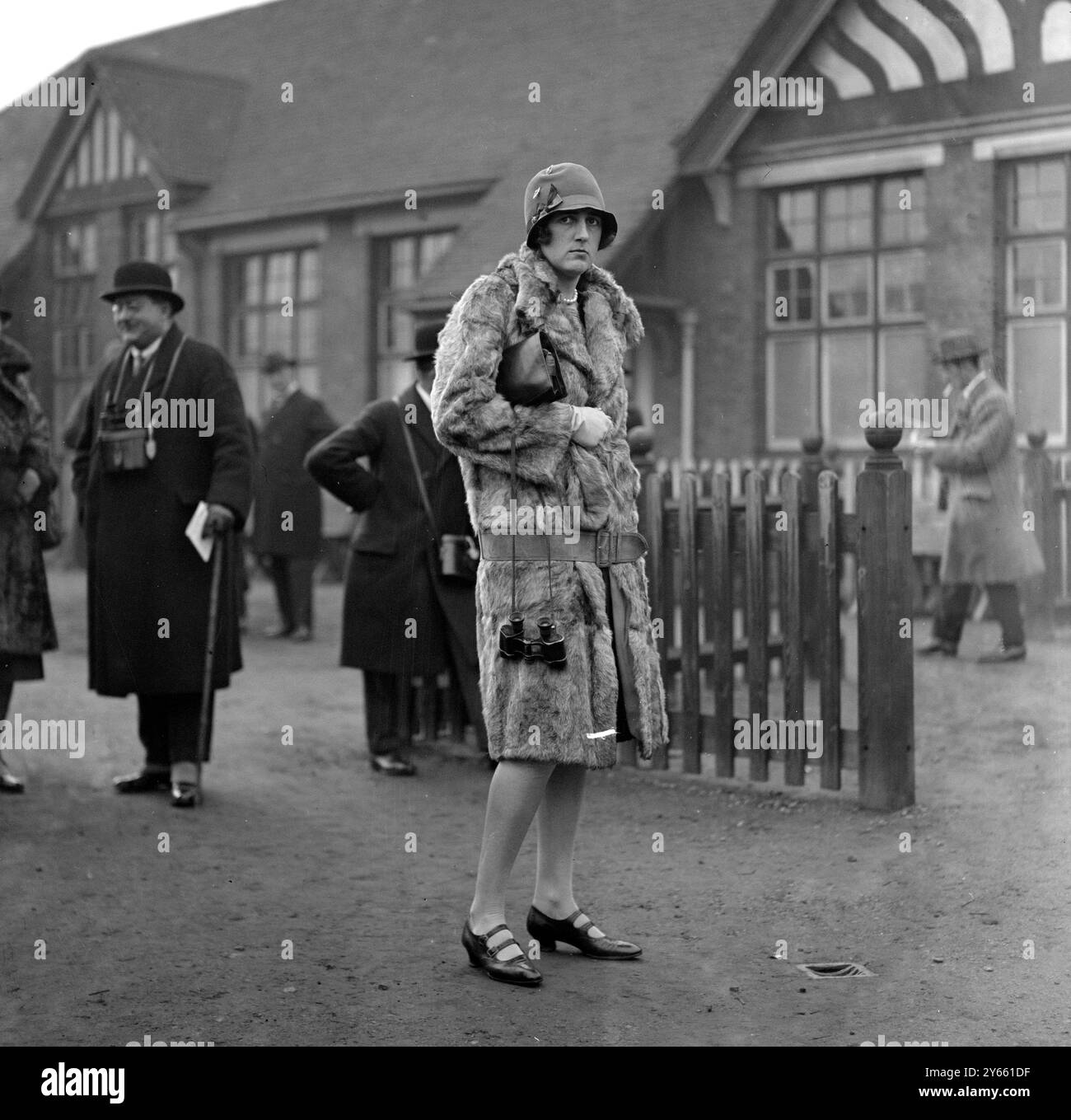 At the Derby Races - the Honourable Mrs Beatty . 17 November 1927 Stock ...