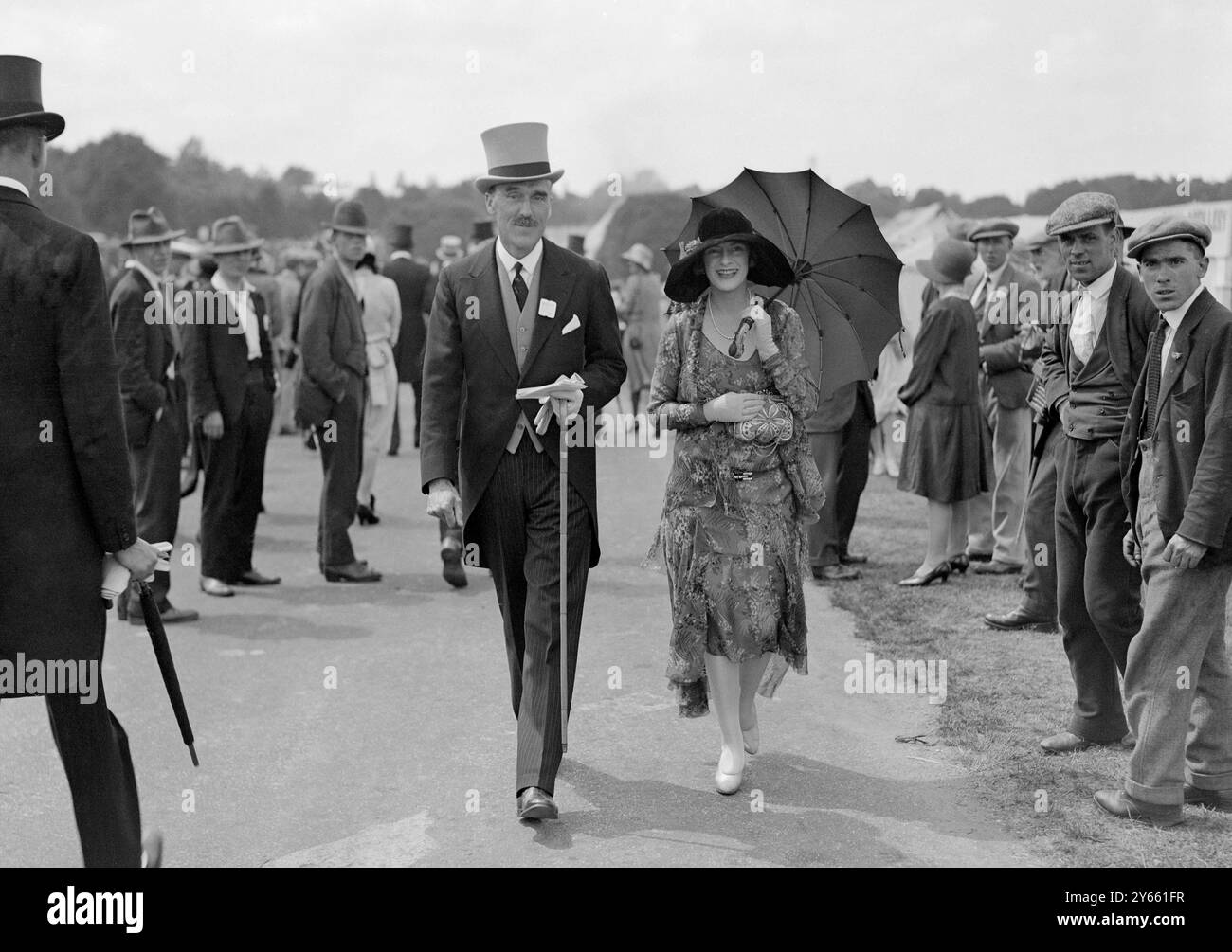 At the Royal Ascot race meeting , 1st day - Major and Mrs John Hay ...