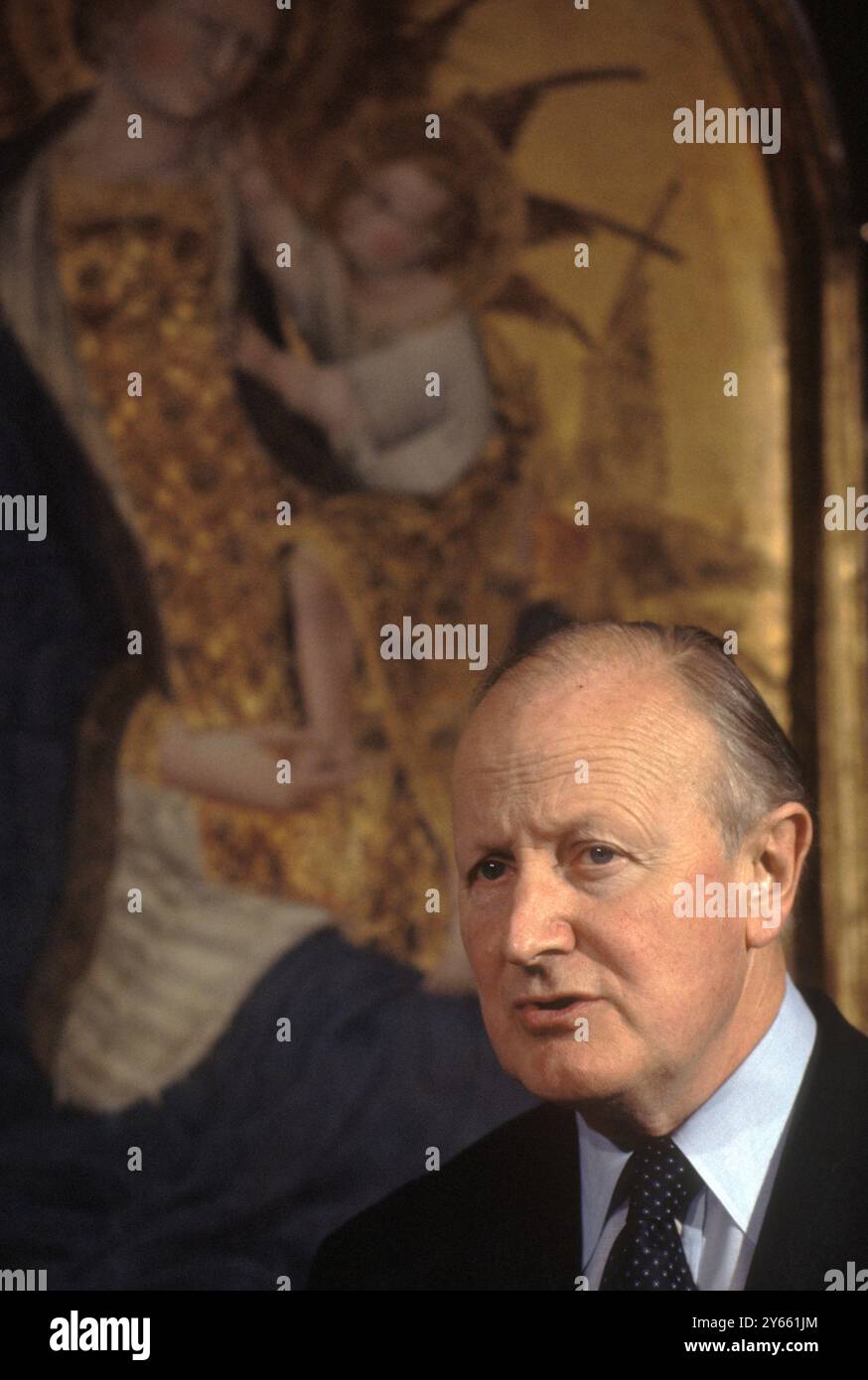 Peter Wilson portrait, the Chairman of Sotheby's the London auction ...