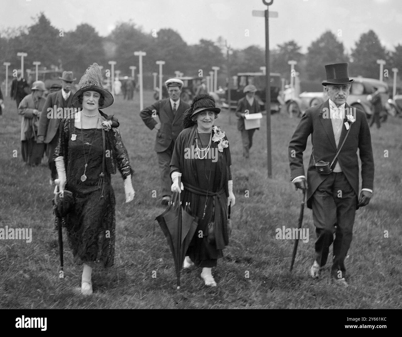 At the Royal Ascot race meeting - Miss Pamela Levy , Lady Levy and Sir ...