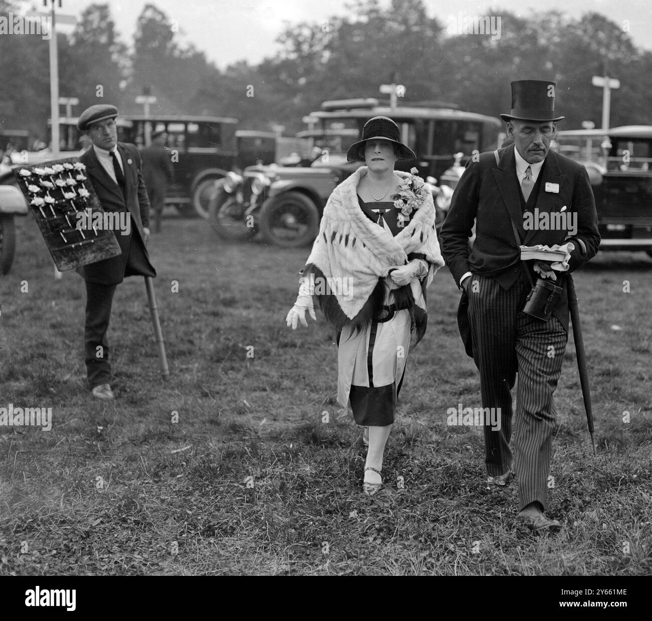 At the Royal Ascot race meeting - Colonel and Mrs Mayhew . 1926 Stock ...