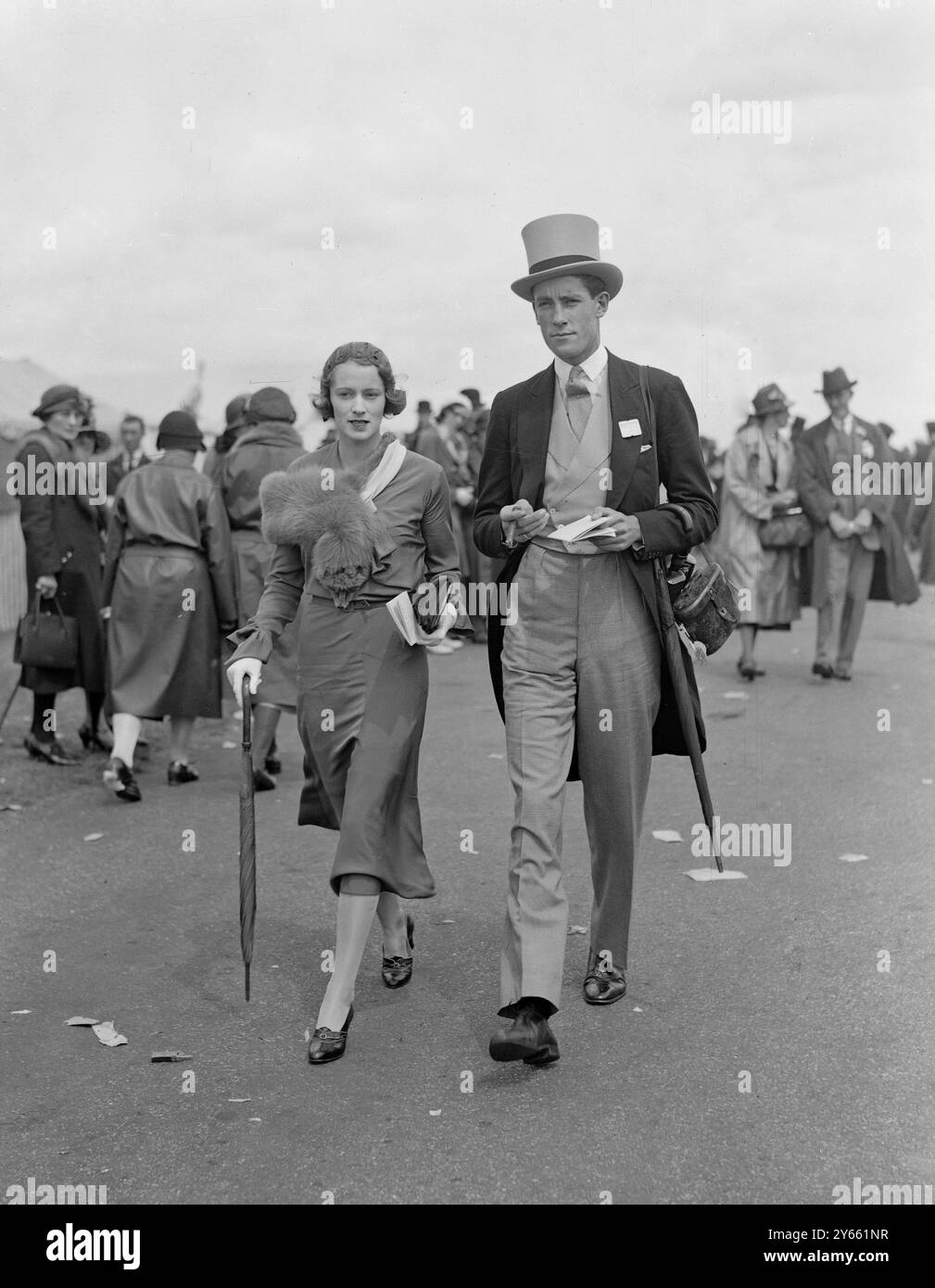 At the Royal Ascot race meeting , 2nd day - Mrs Anthony Crossley and Mr ...