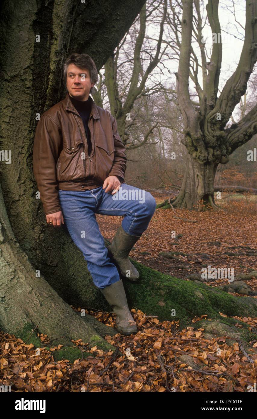 Richard Mabey, portrait, author nature writer and conservationist 1980s ...