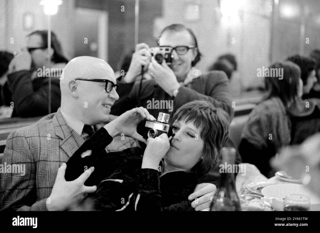 London, England, March 1972. Weekend Telegraph Magazine lunch, James ...