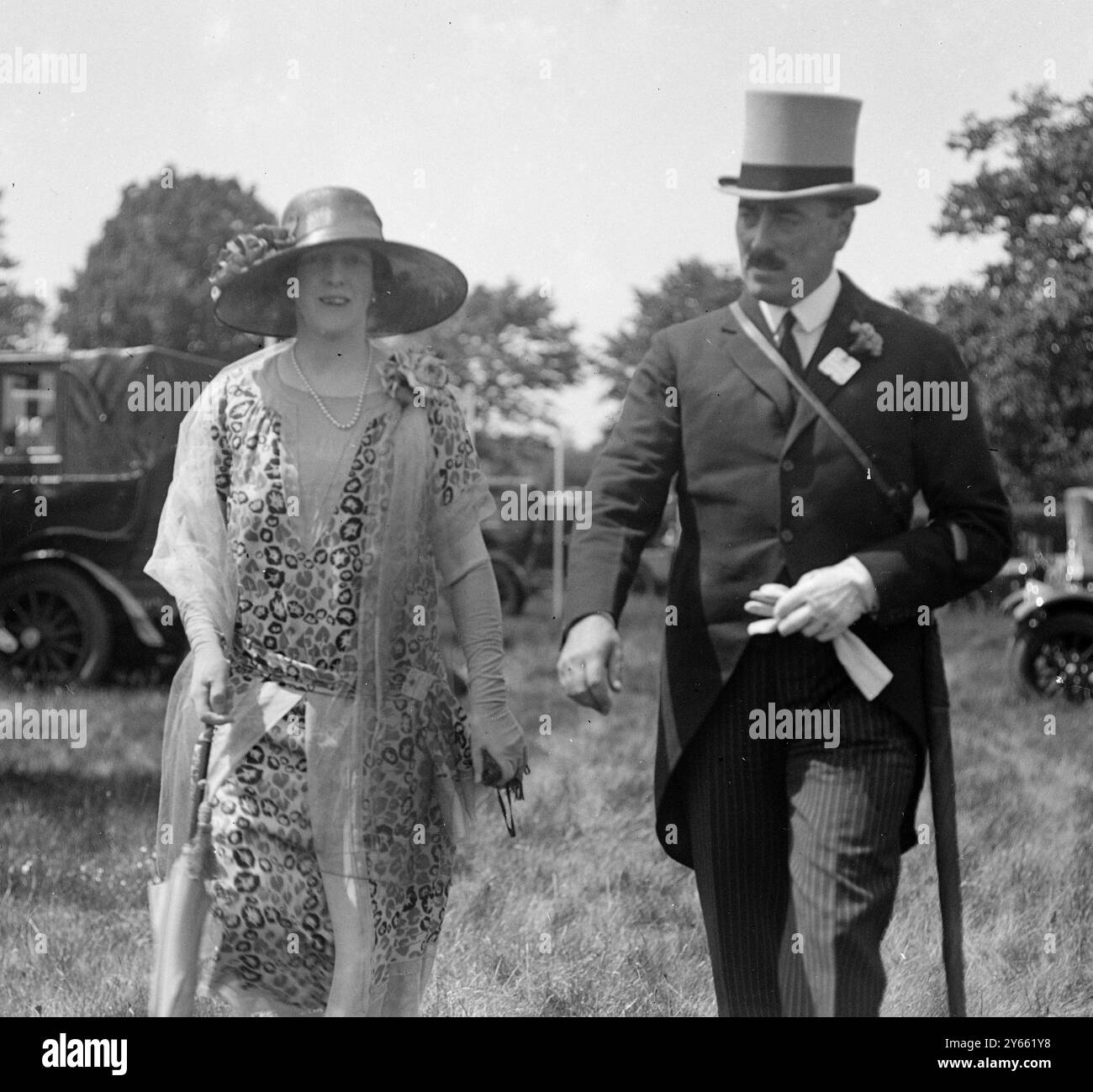 At the Royal Ascot race meeting - Captain the Honourable F Montgomery ...