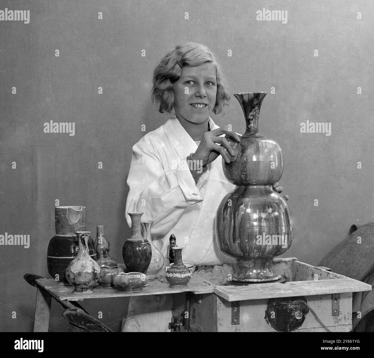 Miss Evelyn Bailey of Hanley , Staffordshire , who comes from a family ...