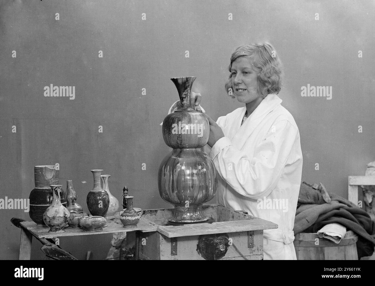 Miss Evelyn Bailey of Hanley , Staffordshire , who comes from a family ...