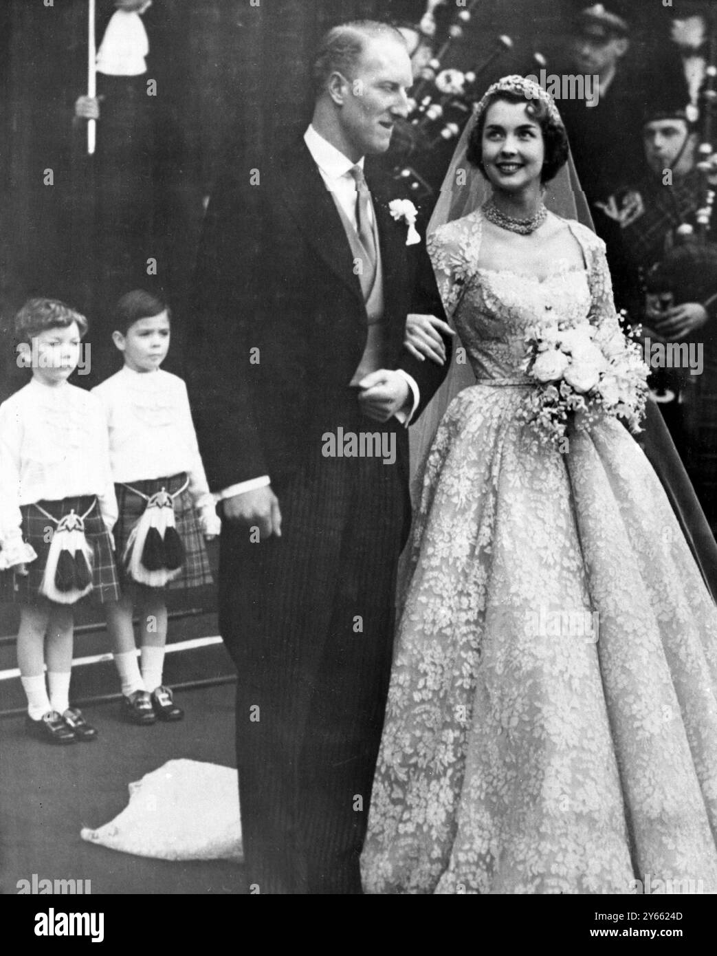 Wedding of Earl of Dalkeith and Miss Jane McNeill at St Giles cathedral ...