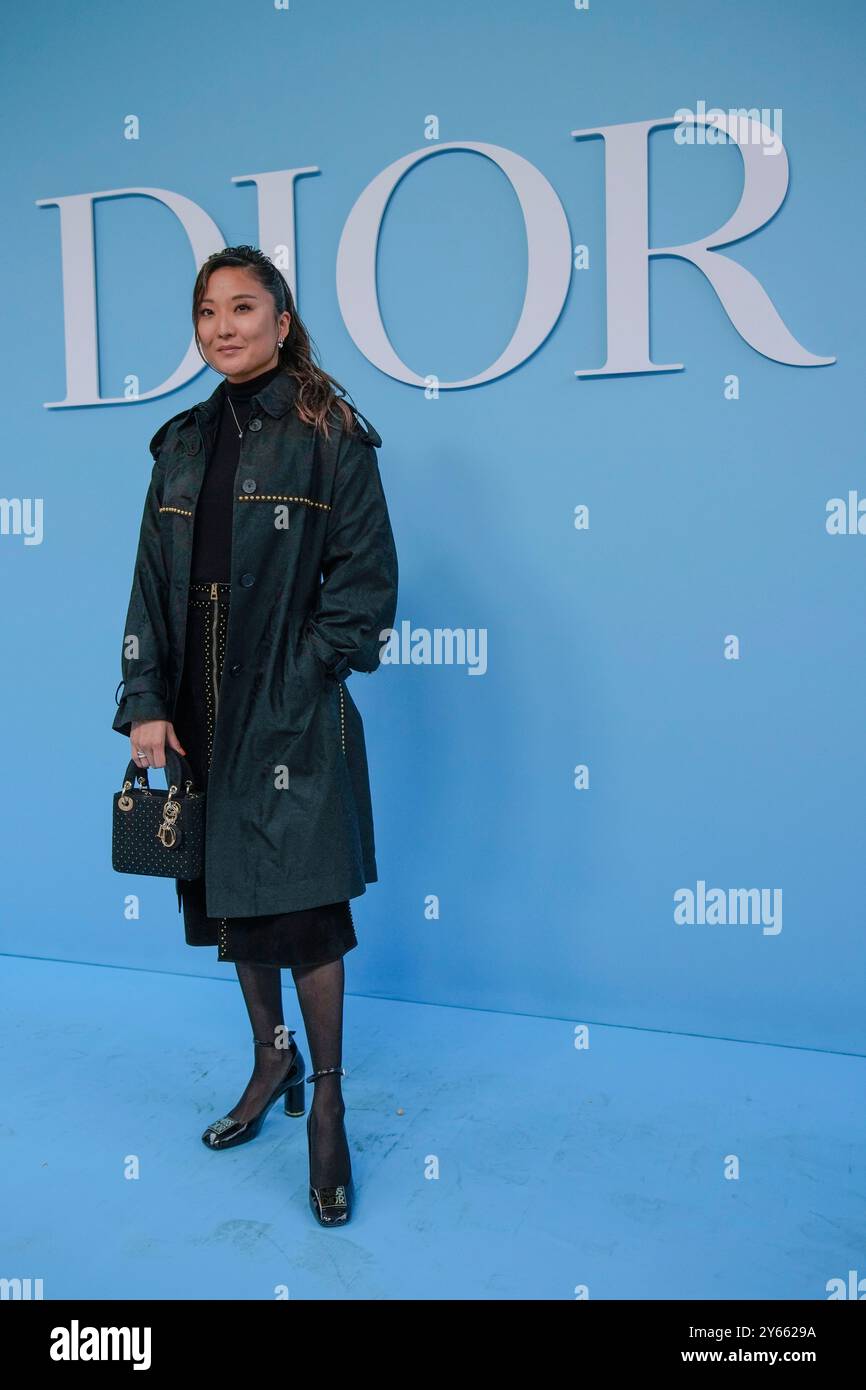 Ashley Park arrives for the Dior Spring/ Summer 2025 ready-to-wear ...