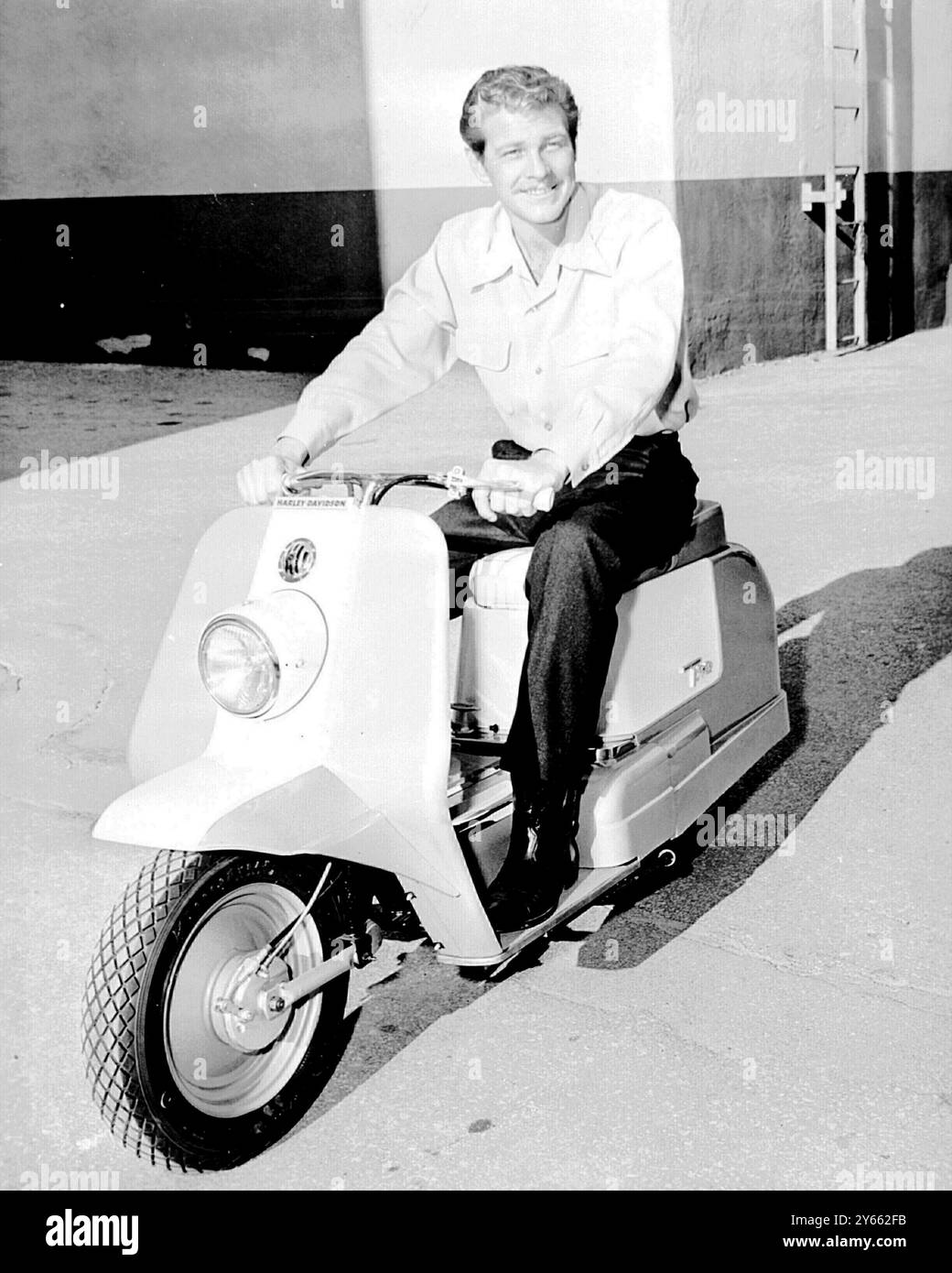 Star of the " Colt 45" televison show, Wayde Preston, is equally happy ...