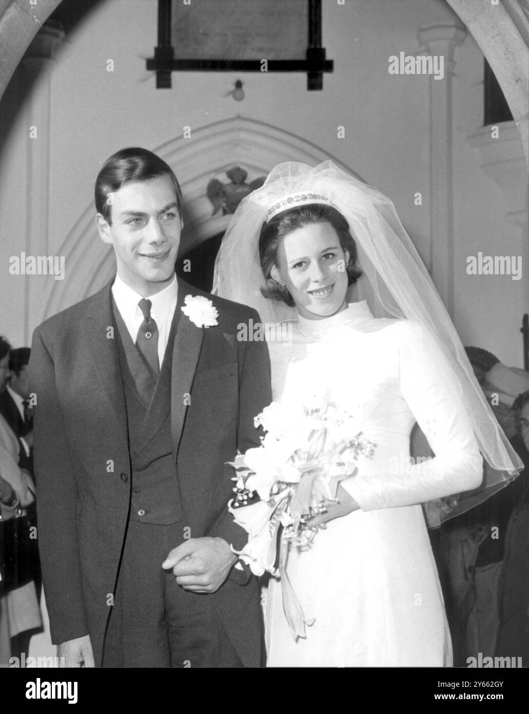 Henry Cecil, stepson of Cecil Boyd Rochfort with his wife the former ...