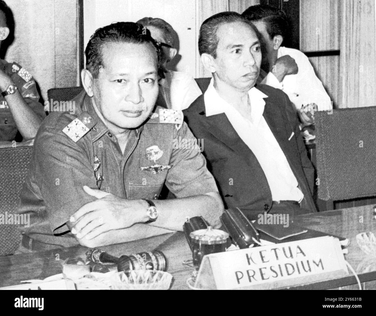 General Suharto left with Adam Malik foreign minister. Suharto is now ...
