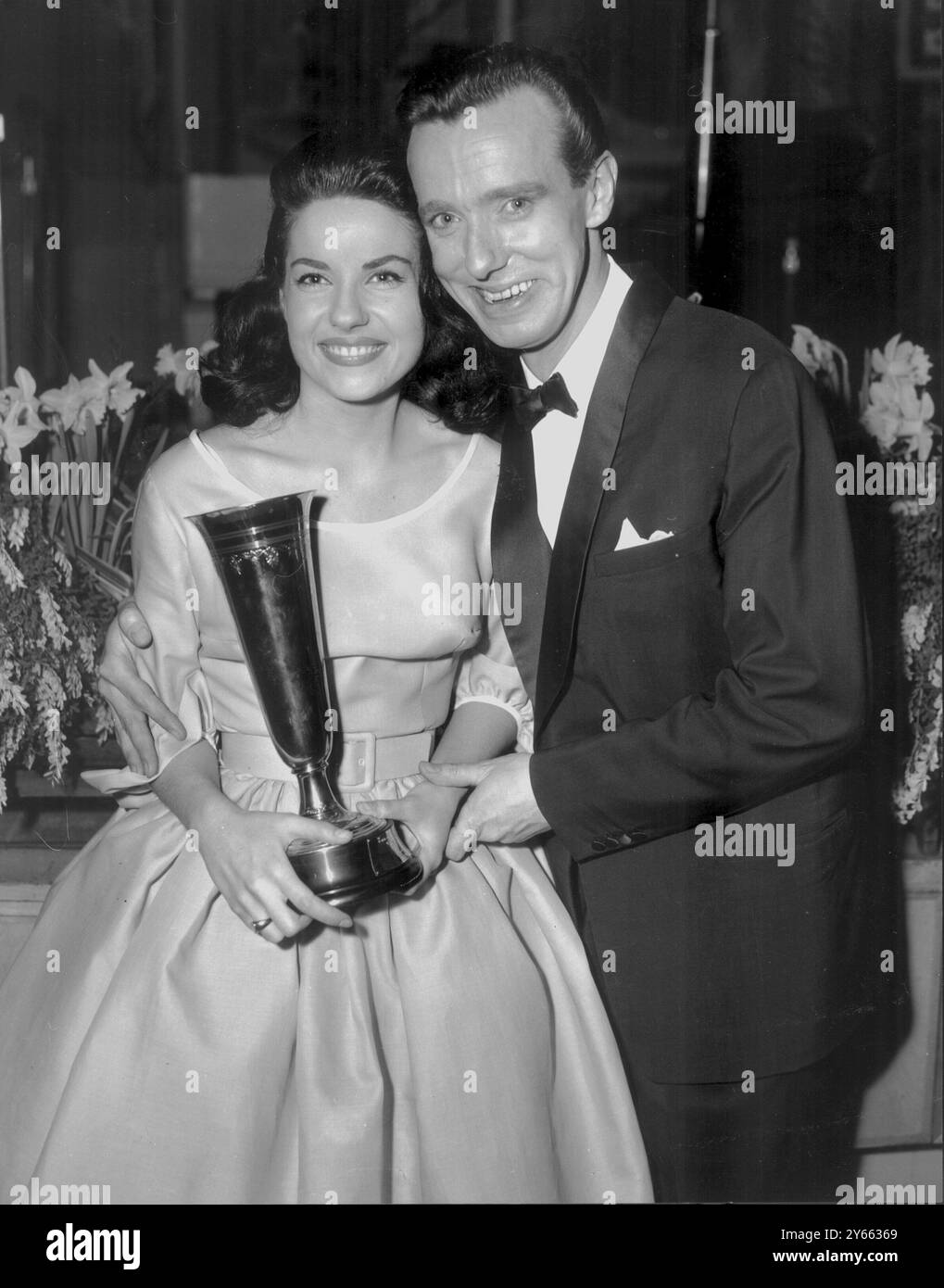 Bryan Johnson and the French singer Jacqueline Boyer , here 18 years ...