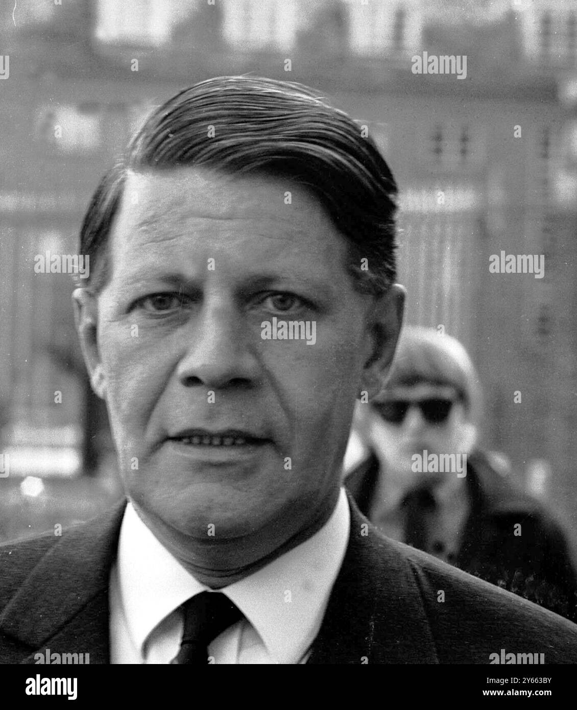 Helmut Schmidt 1st April 1967 Stock Photo - Alamy