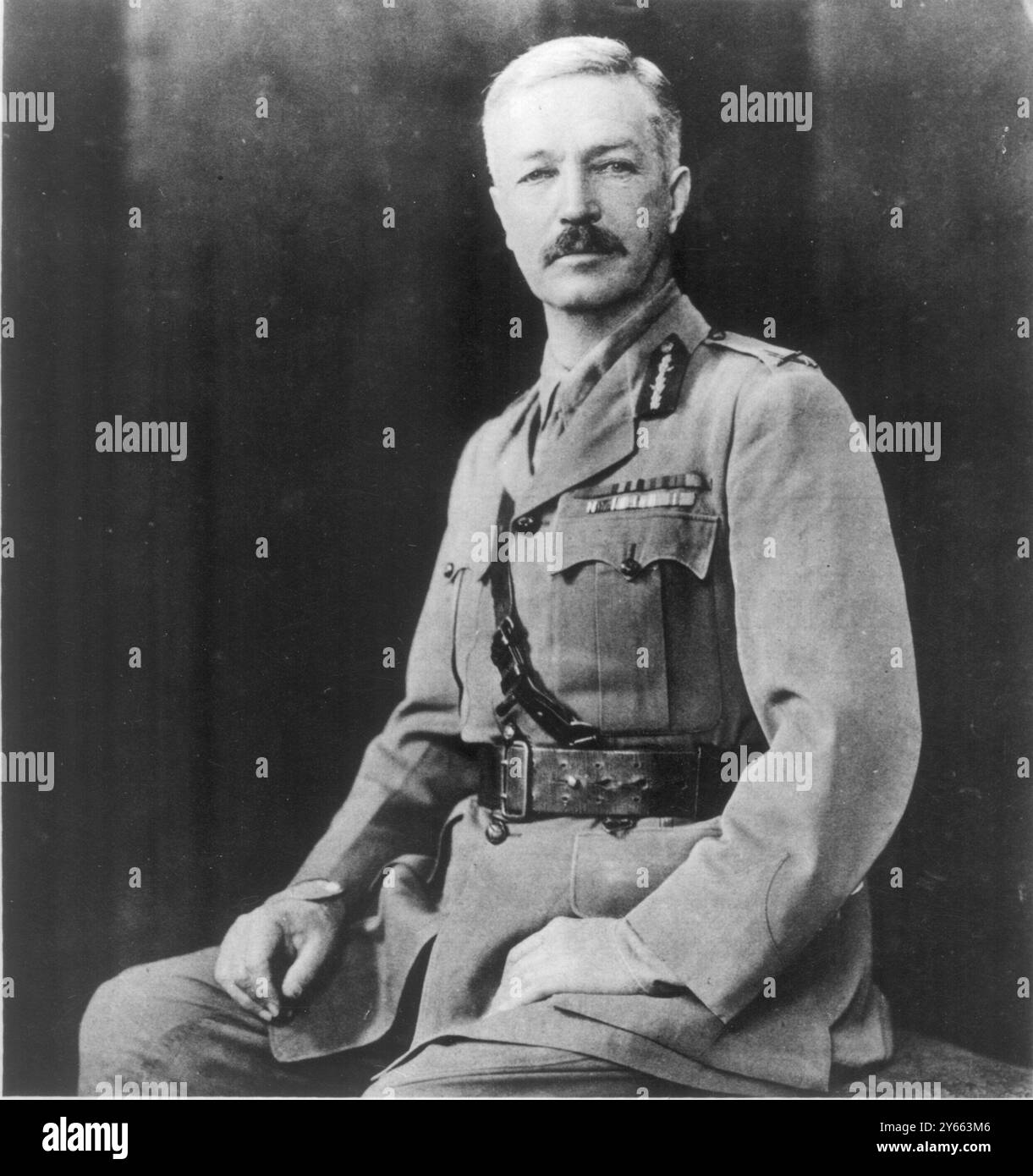 Brig- Gen R.E.H Dyer. Re: Amritsar Massacre, India 1919 Stock Photo - Alamy