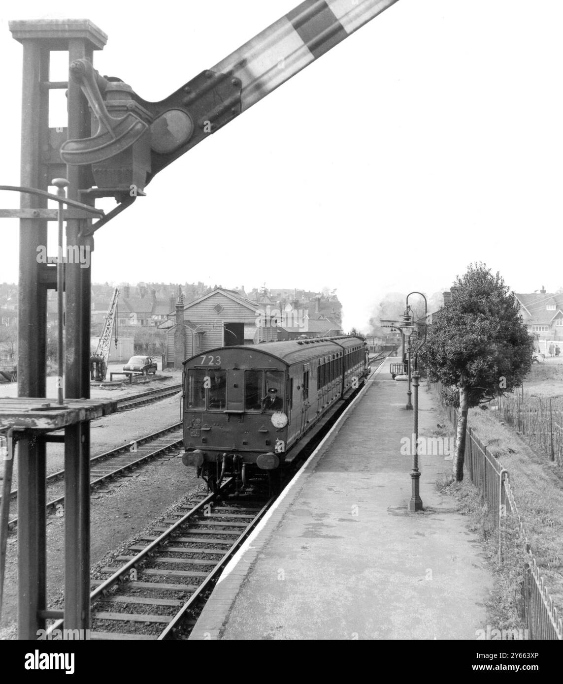 British railways Branch Line 6th April 1960 Stock Photo - Alamy