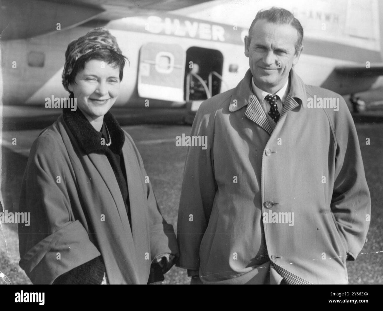 Graham Sutherland the portrait painter and his wife at Ferryfield ...