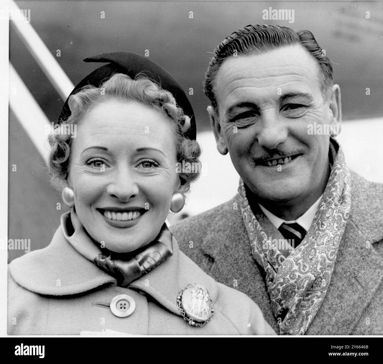 A 1956 picture of tenor Webster Booth and his wife and singing partner ...