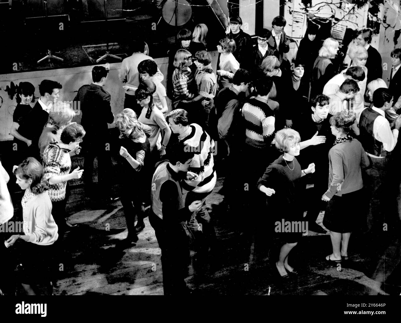 Dance 1950s Black and White Stock Photos & Images - Alamy