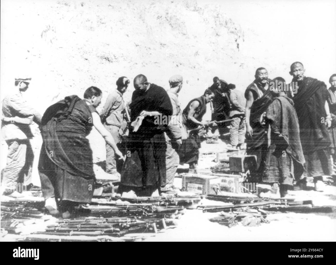 Indian sub continent tibet political invasion by china 1959 hi-res ...