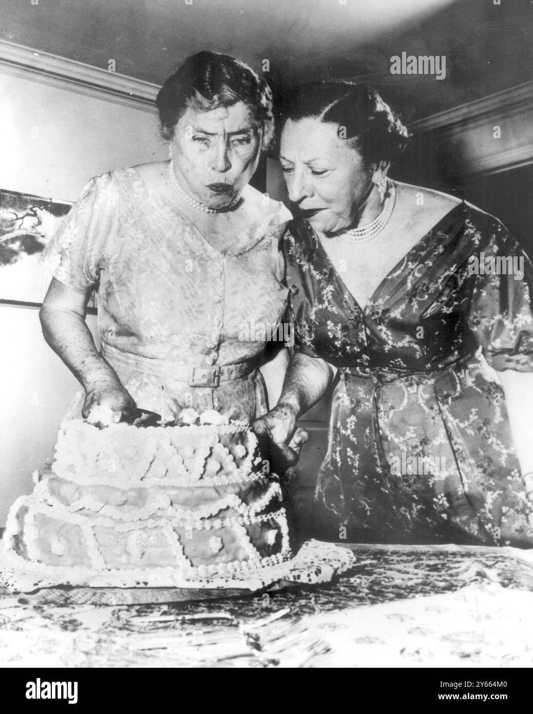 Helen Keller, the world famous deaf and blind humanitarian. Pictured ...