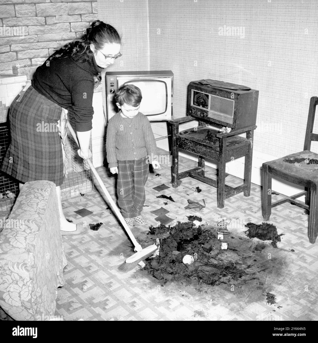 The Peckham Poltergeist strikes again! Mrs Vera Stringer cleans up ...