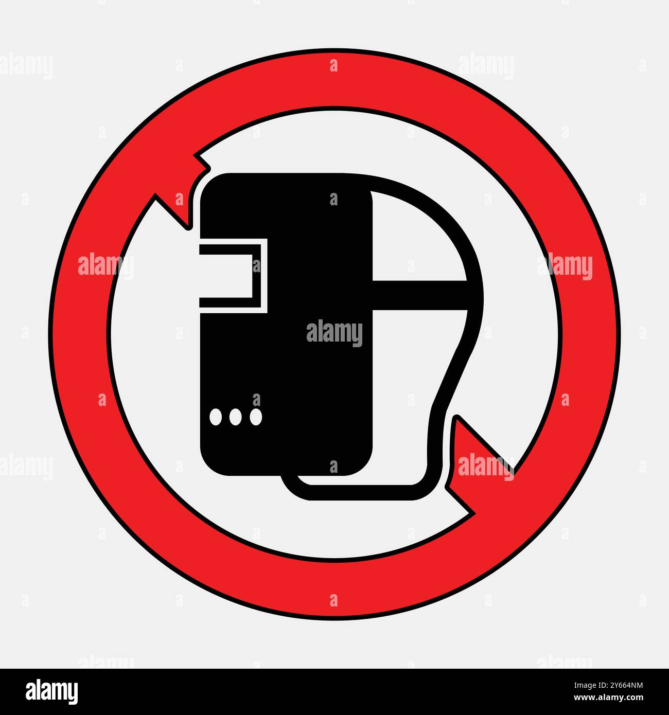 This graphic depicts a welding safety sign featuring a prohibition ...