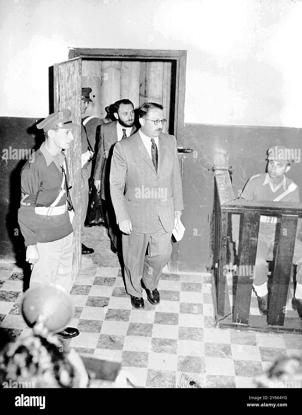 Leader of the Stern Gang, Nathan Friedmann Yellin, facing charges of ...