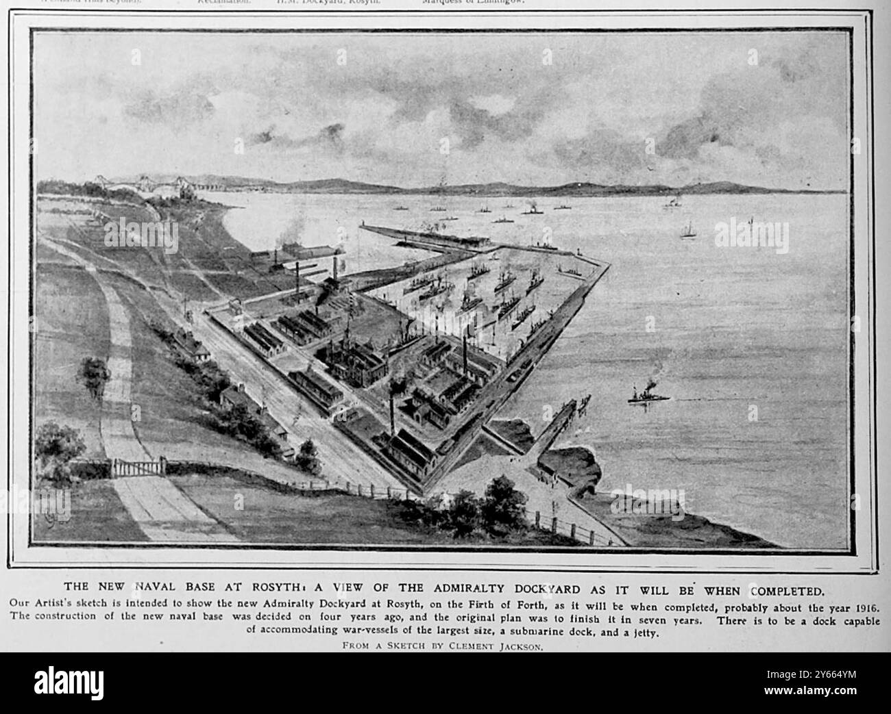 Rosyth naval dockyard Black and White Stock Photos & Images - Alamy